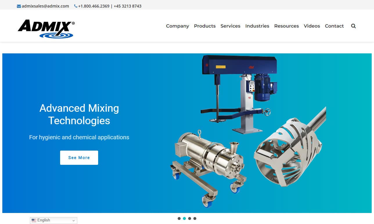 Admix, Inc. | Industrial Mixer